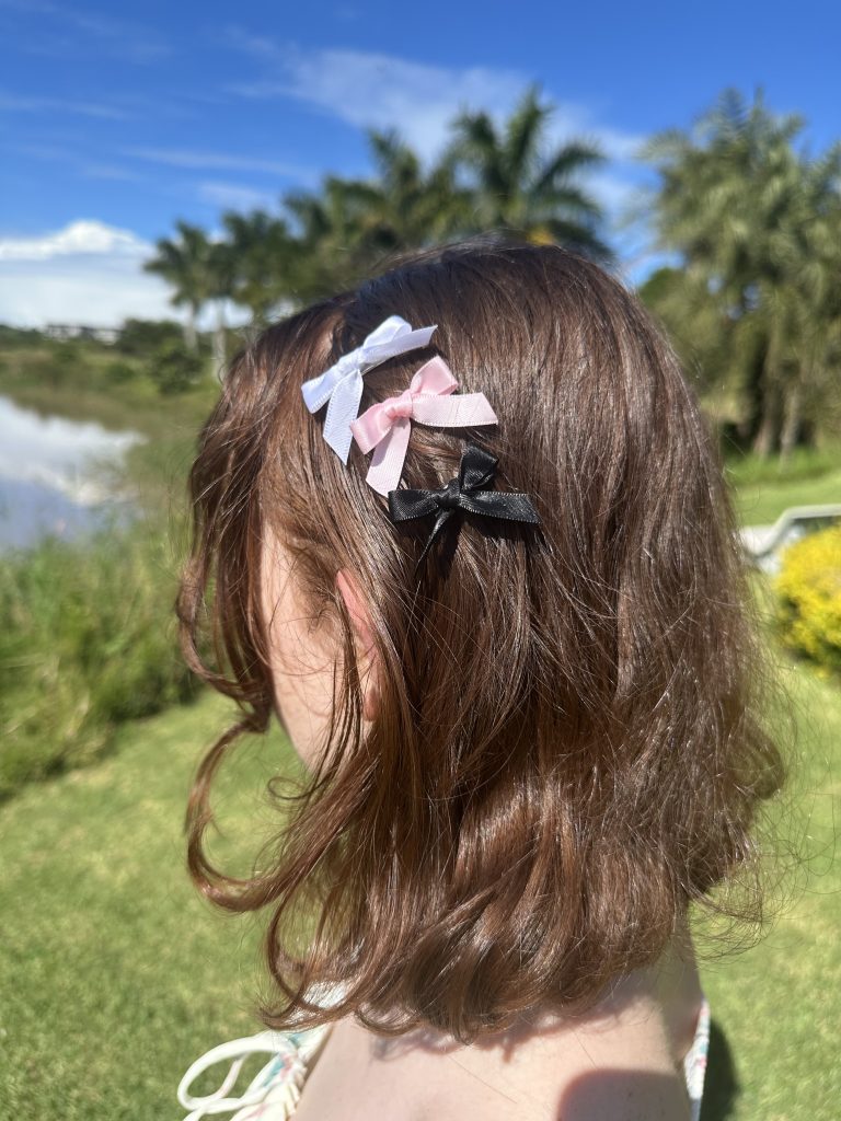Mini Hair Bows - Beach Vibes